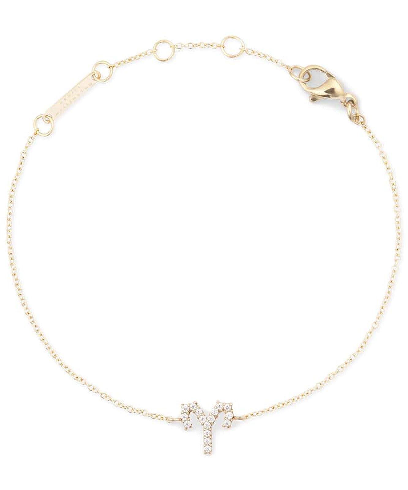 Daniel Wellington DW00400907 - Crystal Zodiac Chain Gold Aries bracelet ...