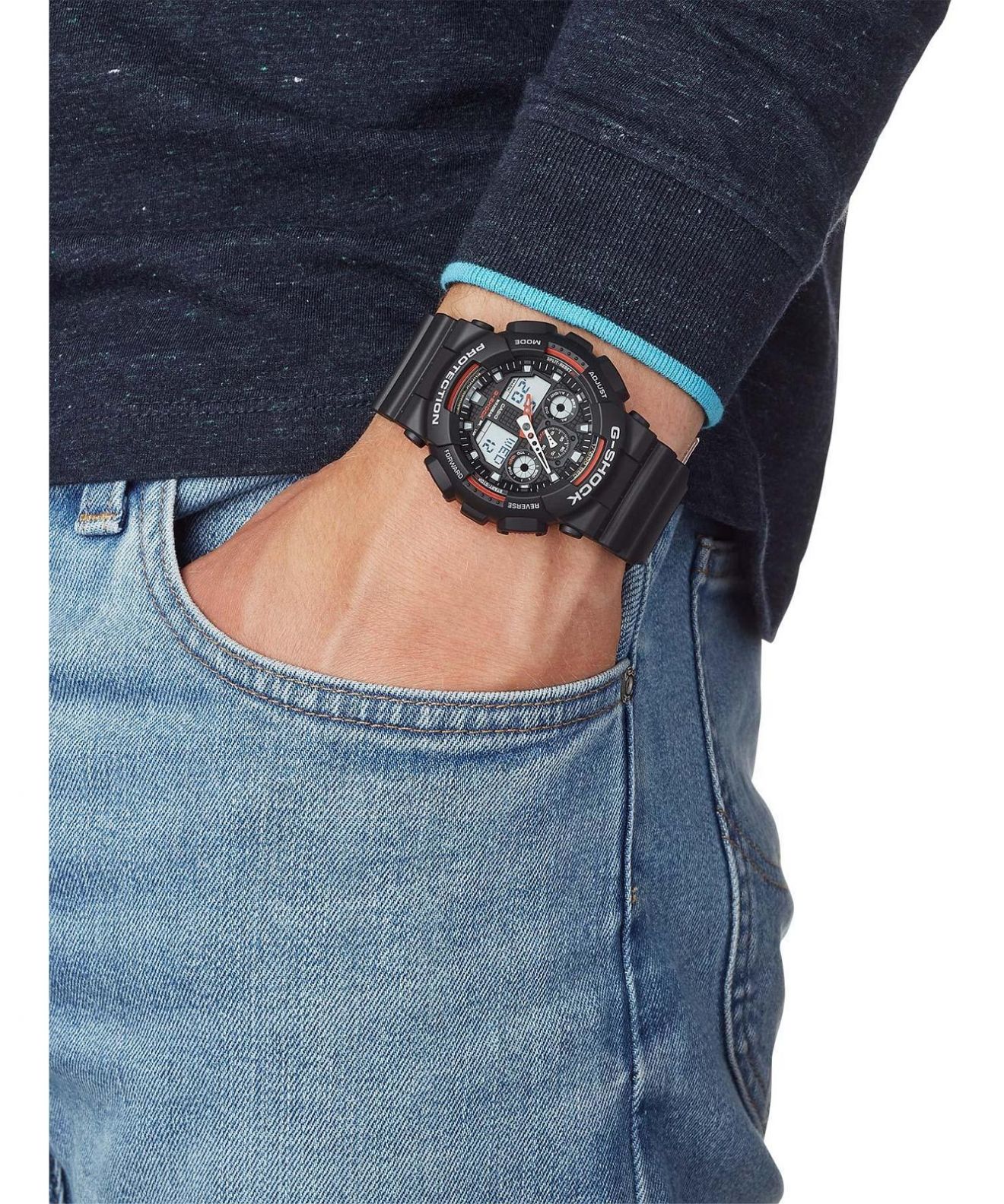 G-Shock GA-100-1A4ER (GA-100-1A4) - Watch • Watchard.com