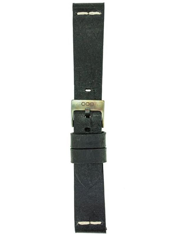 Out of Order OOO.05.NE - Black Ecru Seams Strap • Watchard.com