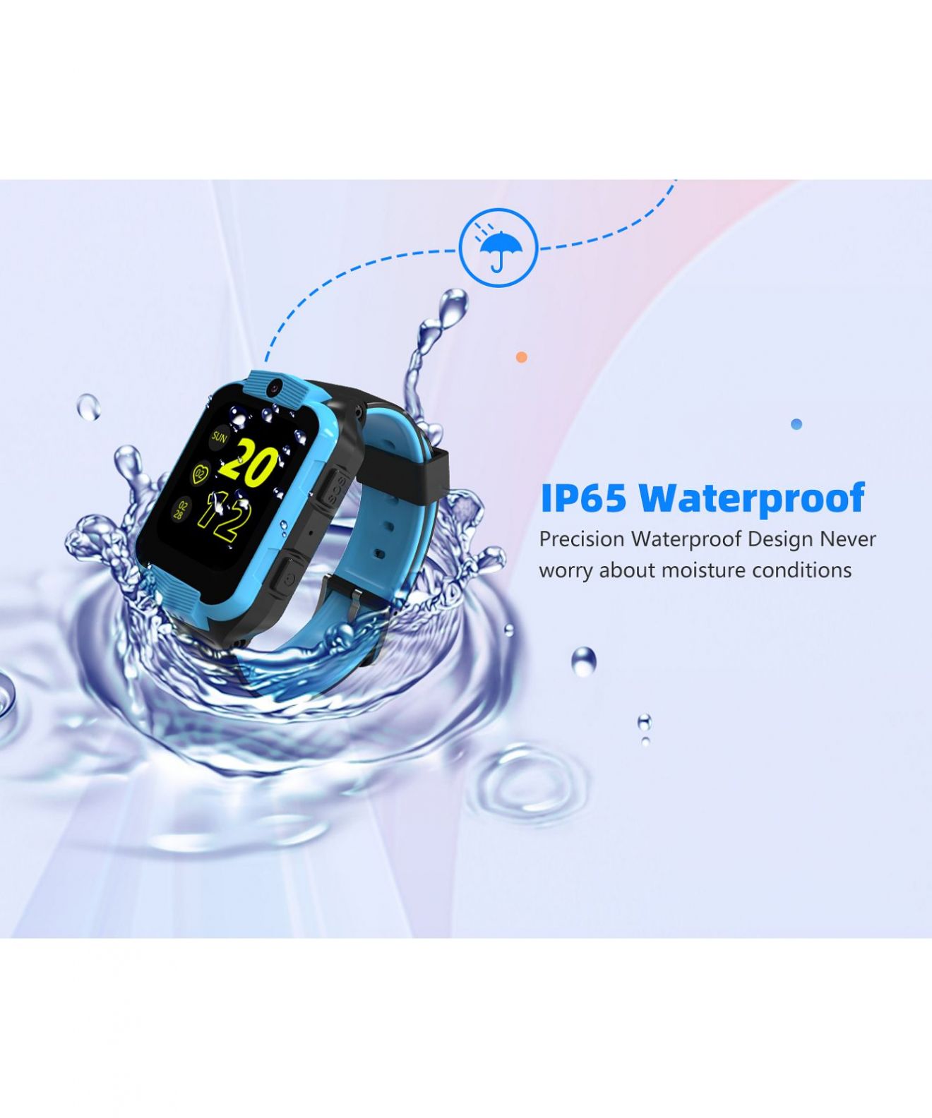 Pacific 32 4G LTE SIM Blue PC00320 – Kids' smartwatch • Watchard.com
