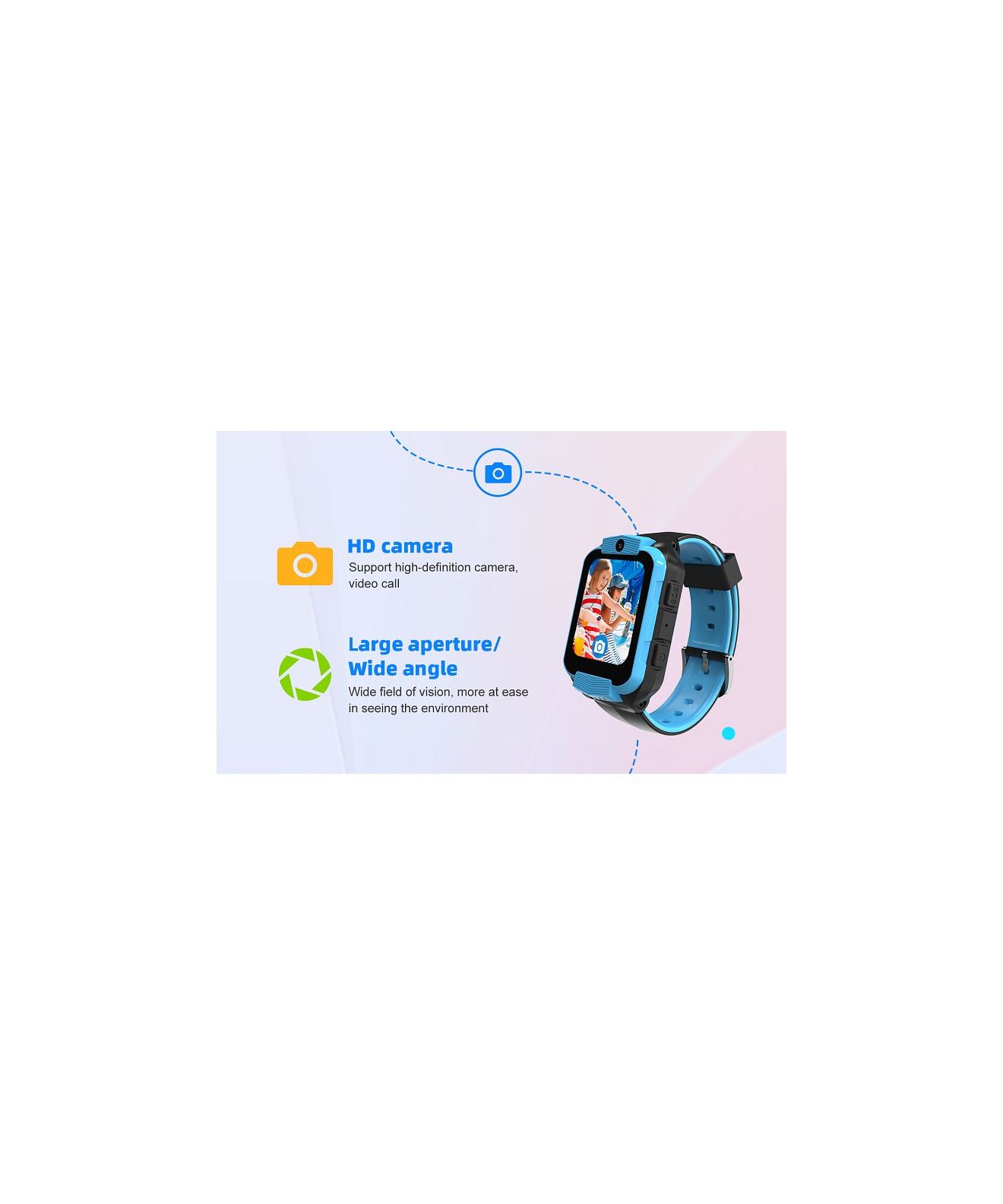Pacific 32 4G LTE SIM Blue PC00320 – Kids' smartwatch • Watchard.com
