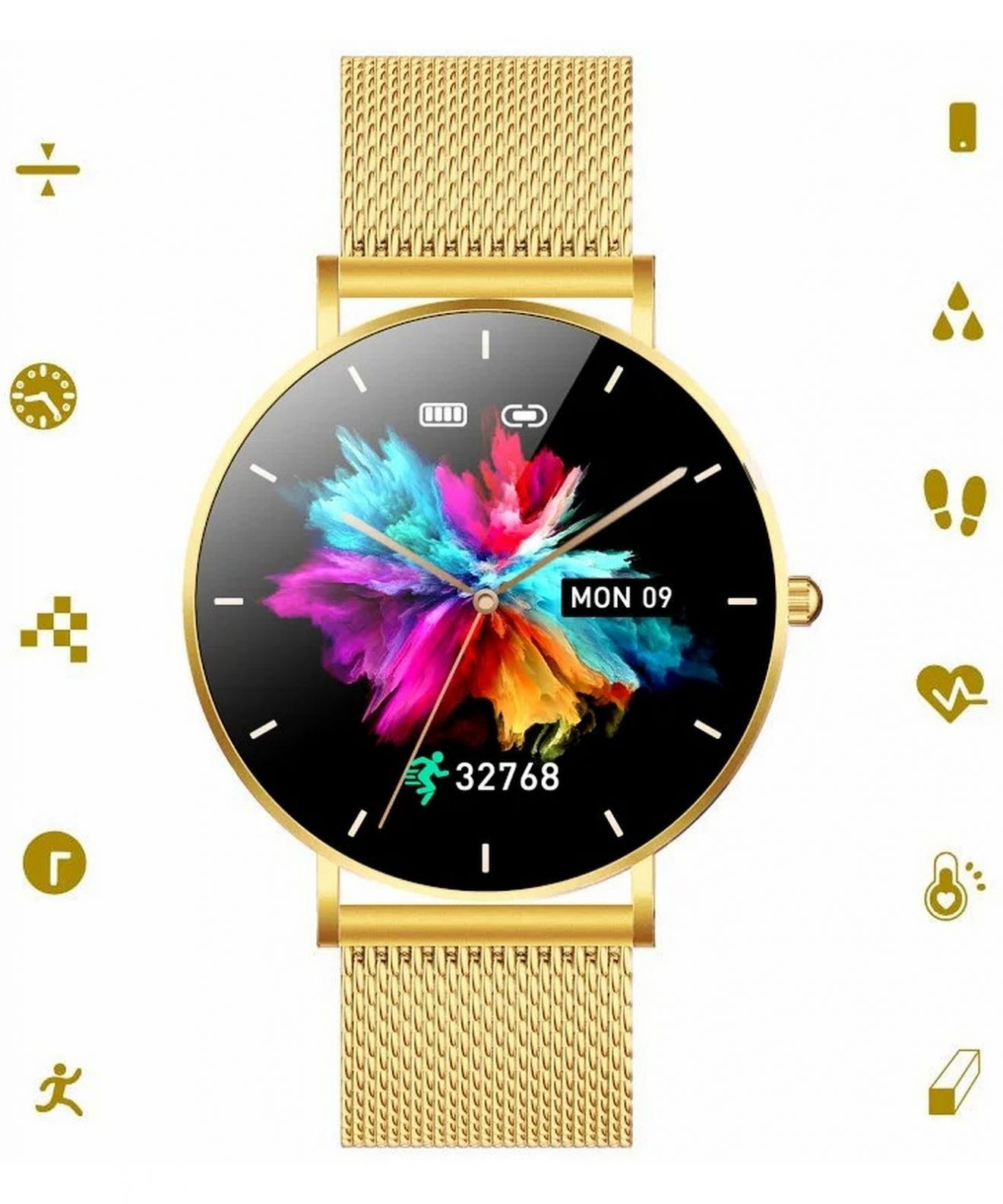 Manta SWU501LGD - Alexa Lux GOLD SET smartwatch • Watchard.com