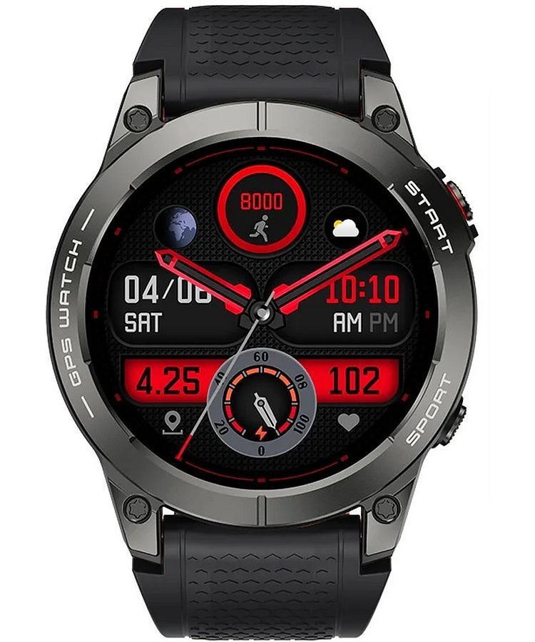 Manta SWA001BK - Activ X GPS Black SET smartwatch • Watchard.com