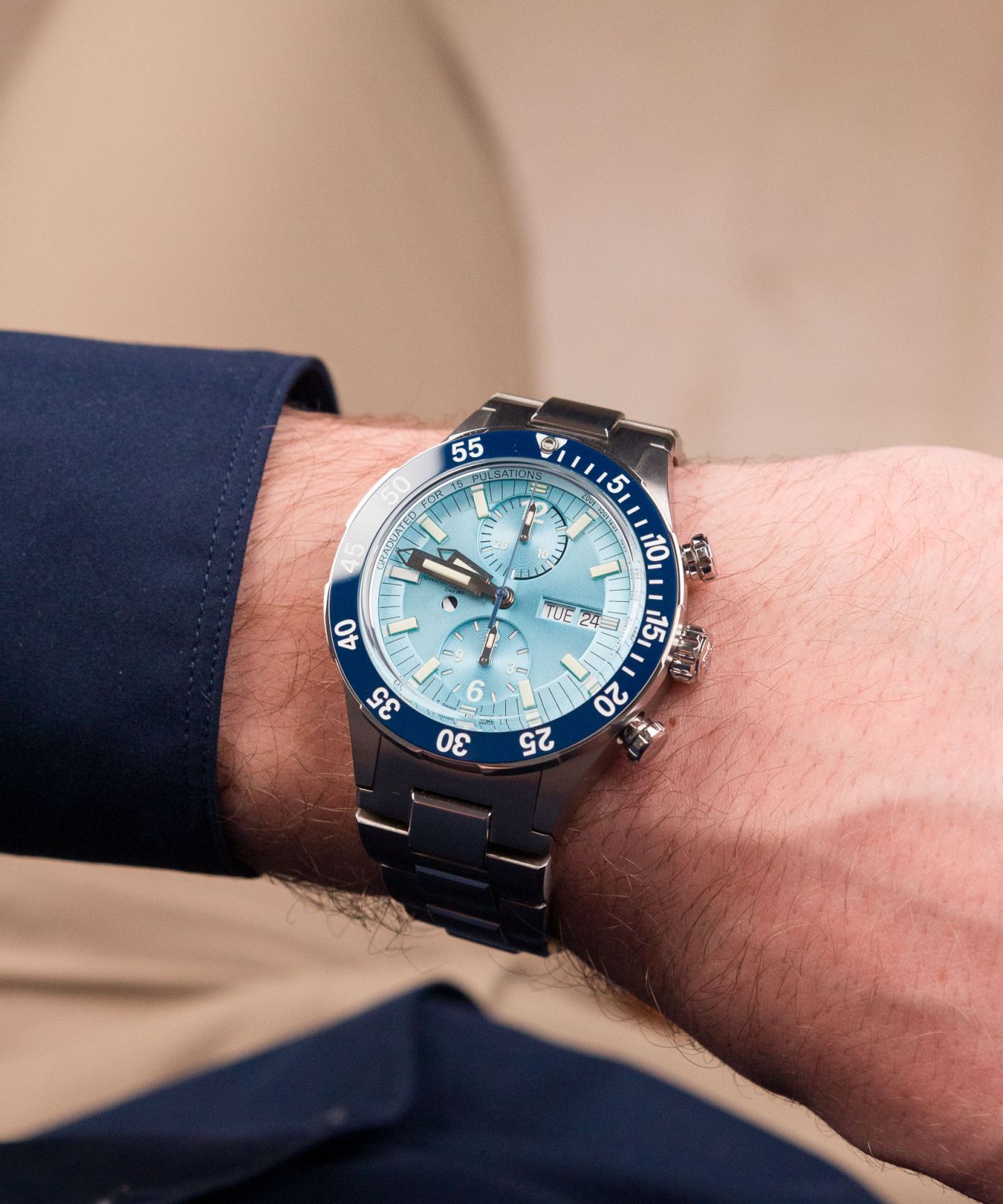Ball DC3030C-S3-IBE - Roadmaster Rescue Ice Blue Chronograph Limited ...
