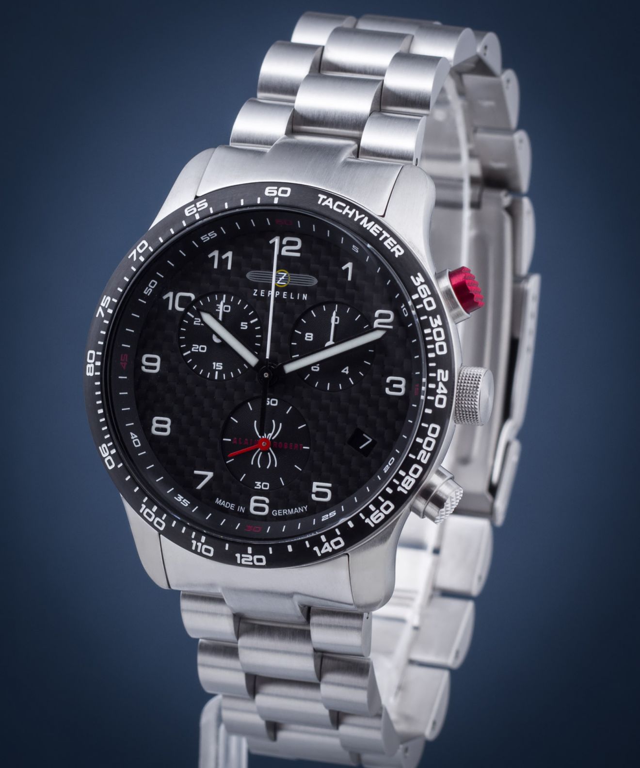 Zeppelin 7294M-4 - Night Cruise Alain Robert Chronograph Watch ...
