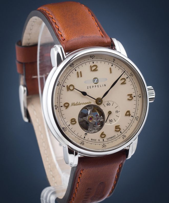 Zeppelin 9666-5 - Mediterranee Open Heart Automatic Watch • Watchard.com