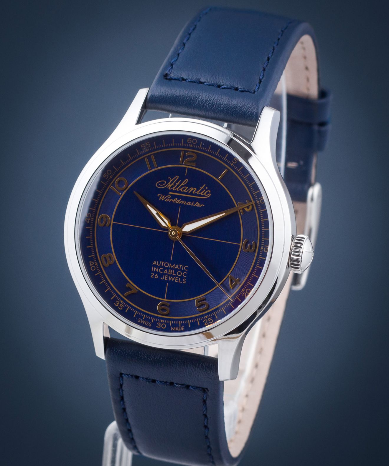 Atlantic 53780.41.53G - Worldmaster Incabloc Automatic Watch • Watchard.com