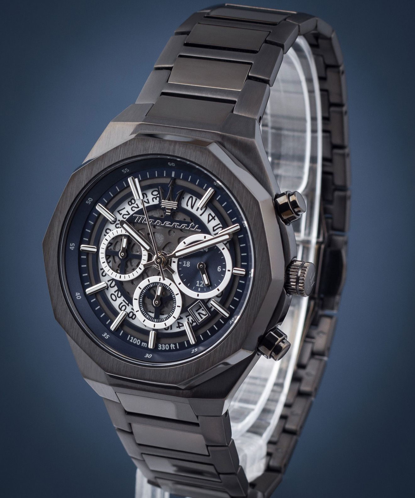 Maserati R8873642012 - Stile Skeleton Chronograph Watch • Watchard.com