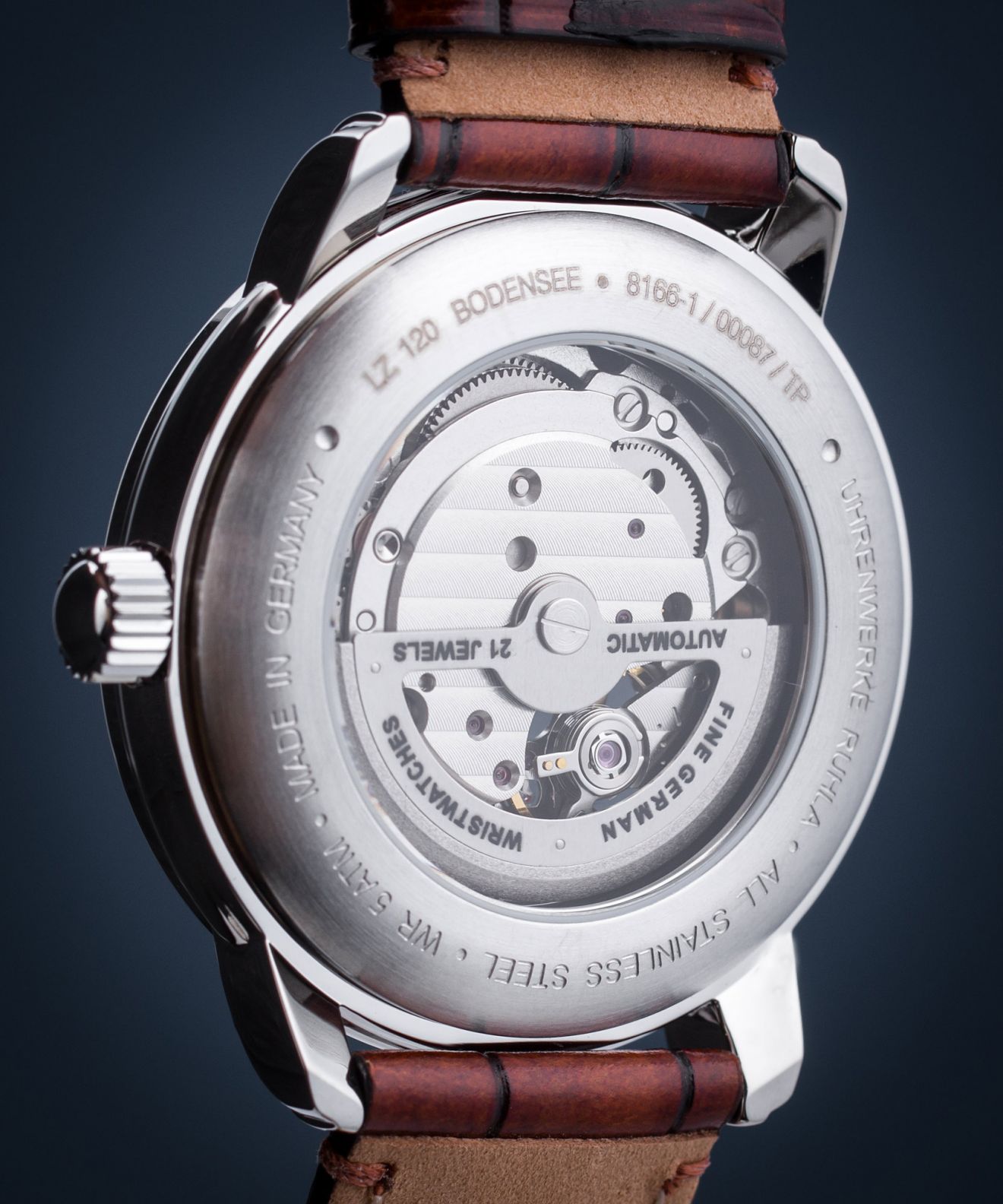 Zeppelin 8166-1 - LZ120 Open Heart Automatic Watch • Watchard.com