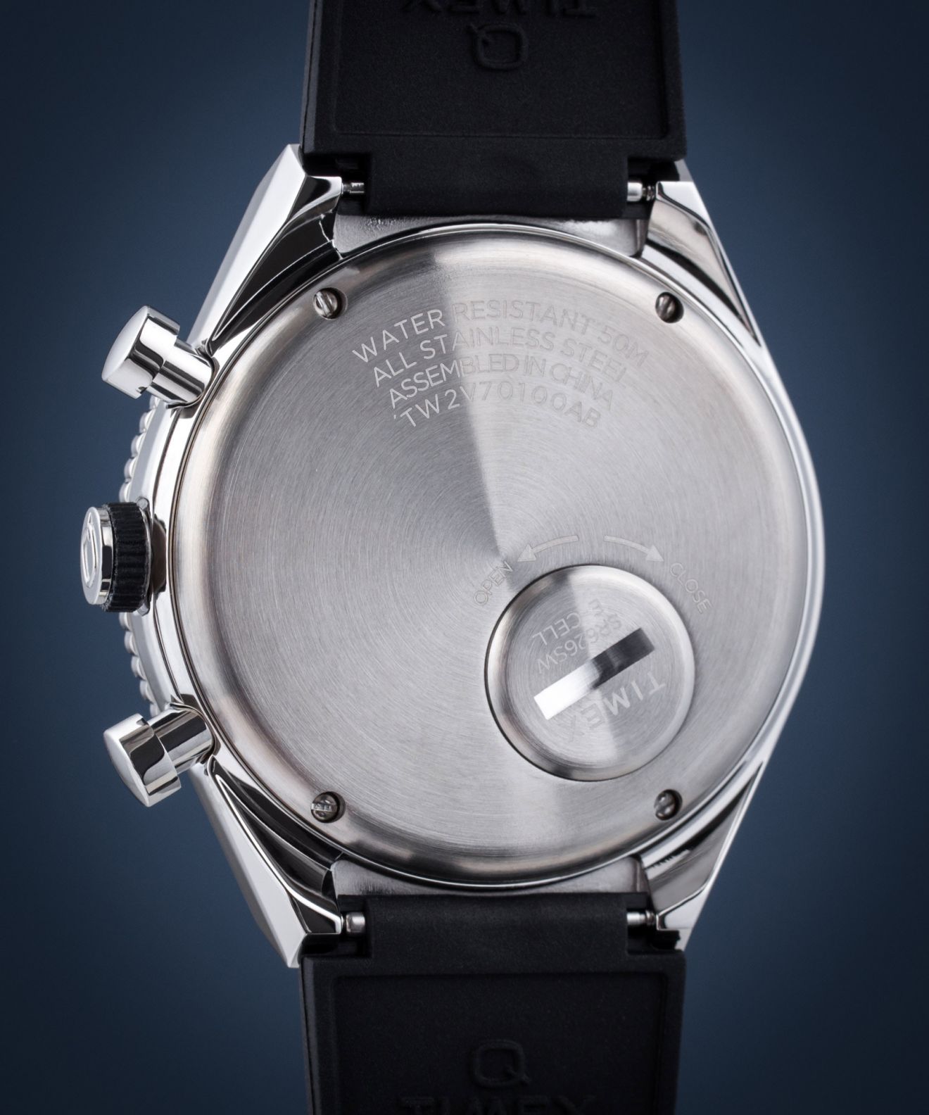 Timex TW2V70100 - Q Three Time Zone Chronograph Watch • Watchard.com
