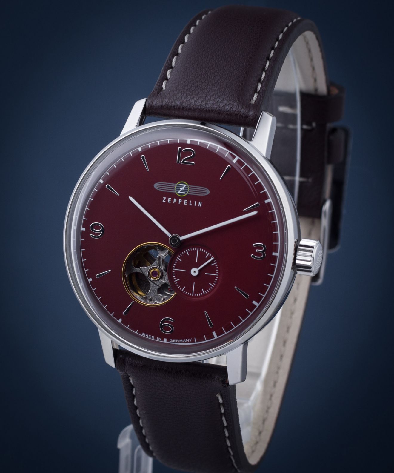 Zeppelin 8066-4_N - Hindenburg Open Heart Automatic Watch • Watchard.com