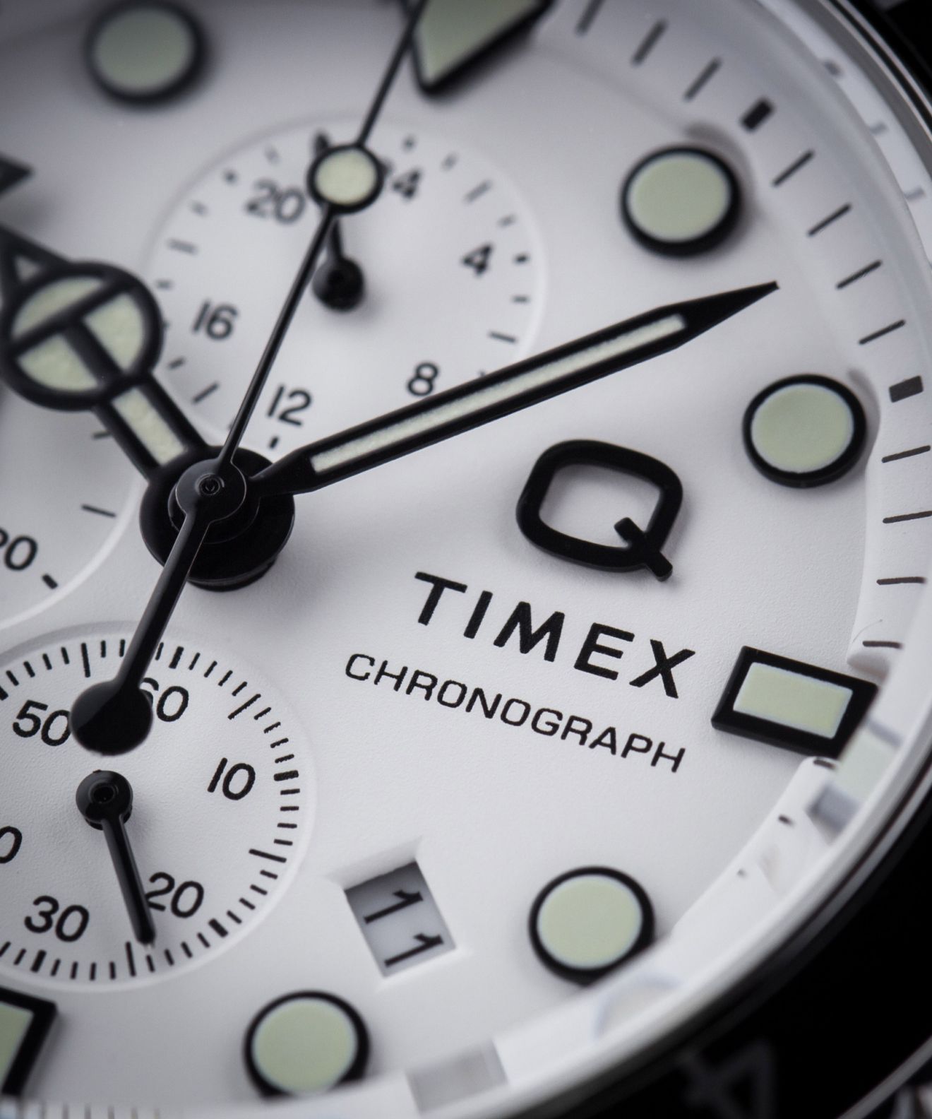 Timex TW2V70100 - Q Three Time Zone Chronograph Watch • Watchard.com