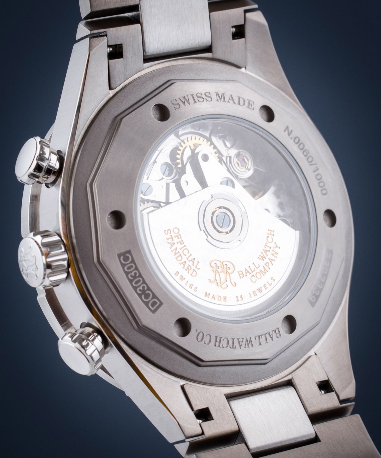 Ball DC3030C-S3-IBE - Roadmaster Rescue Ice Blue Chronograph Limited ...