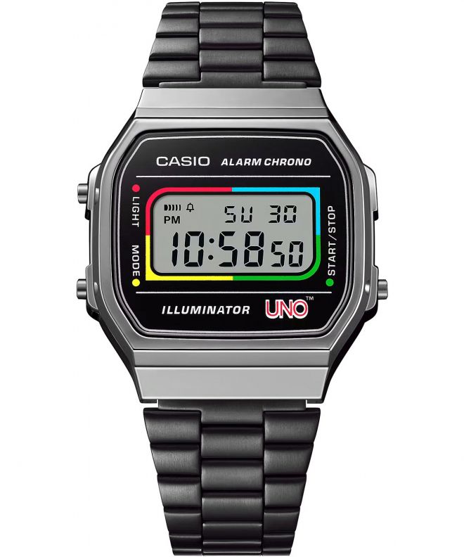 Casio Vintage A168WEUC-1AER - Iconic UNO Collaboration Limited Edition ...
