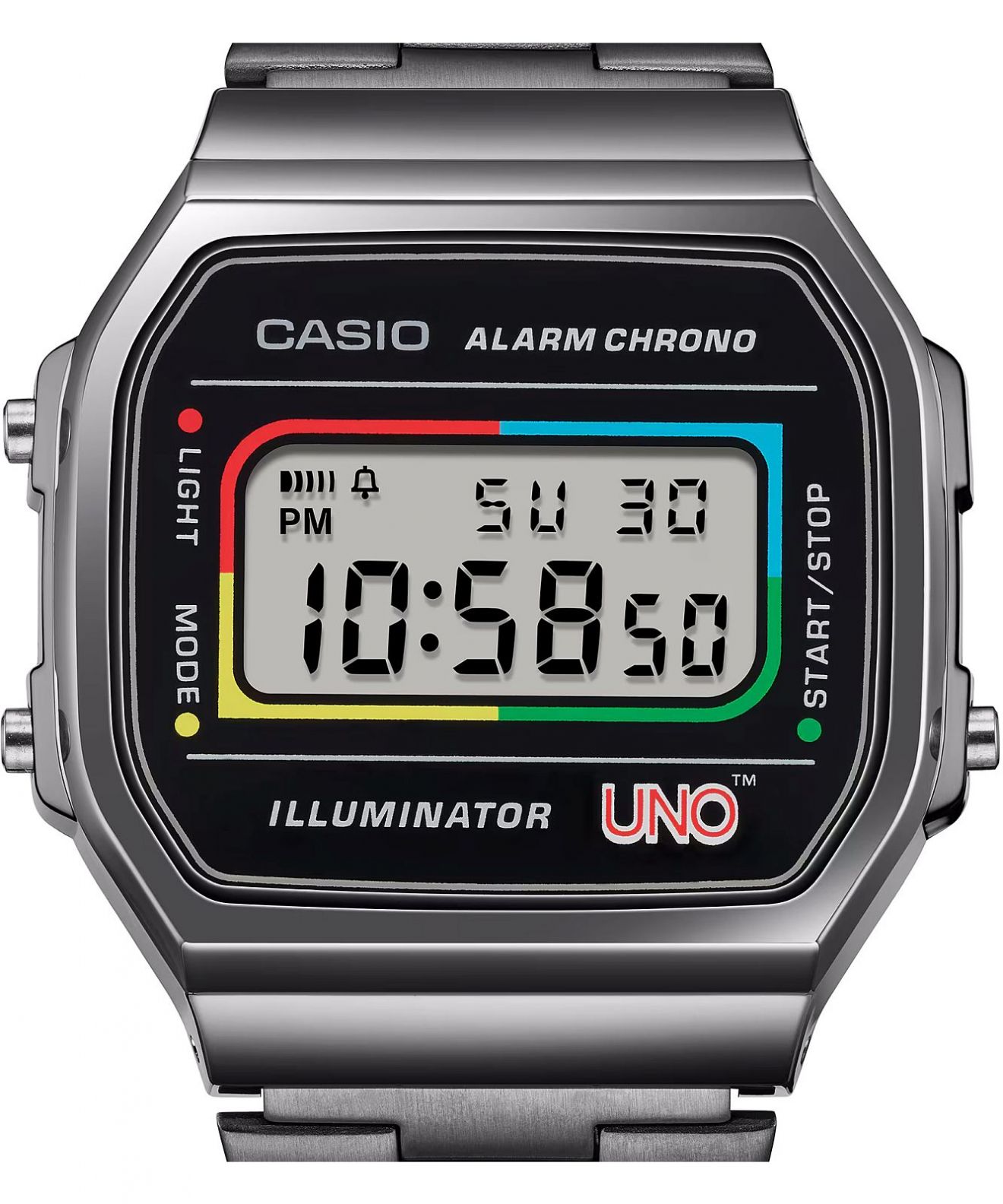 Casio Vintage A168WEUC-1AER - Iconic UNO Collaboration Limited Edition ...