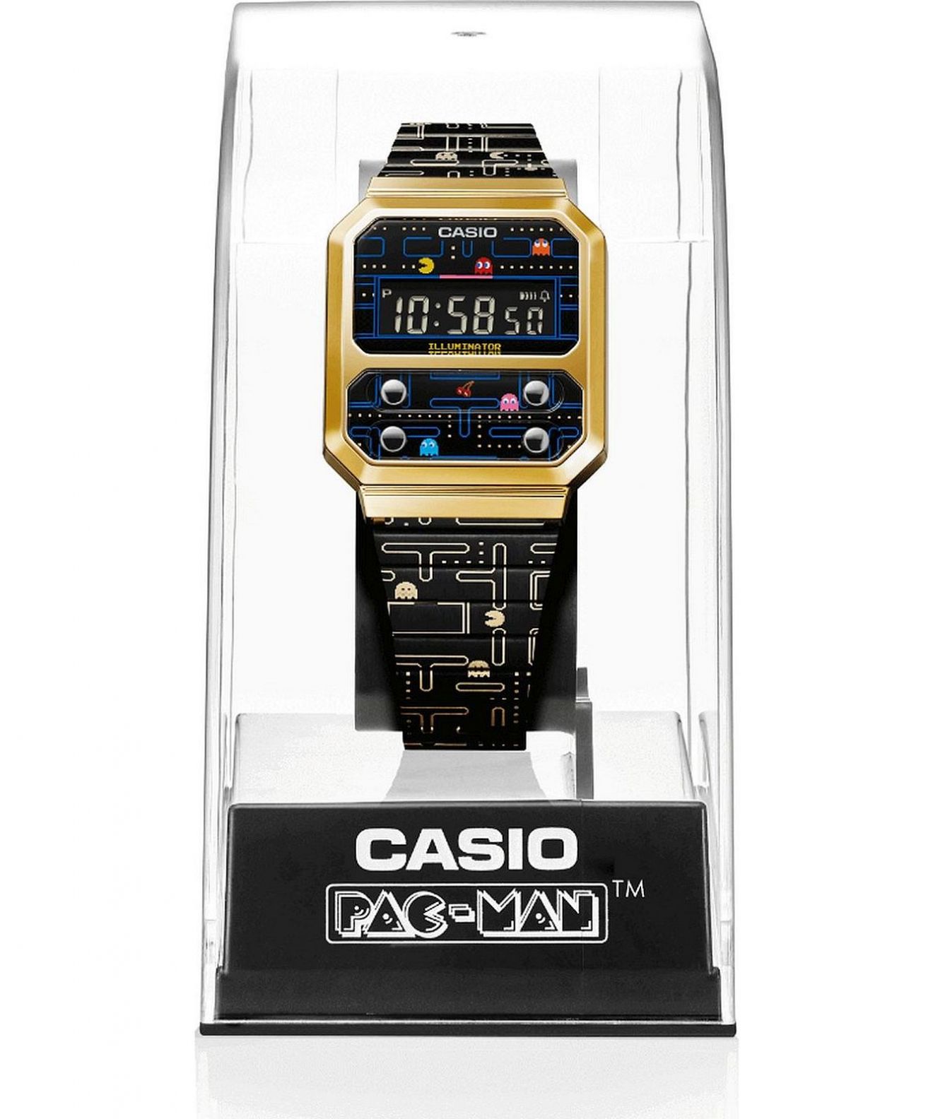Casio A100WEPC-1BER - Vintage PacMan Watch • Watchard.com