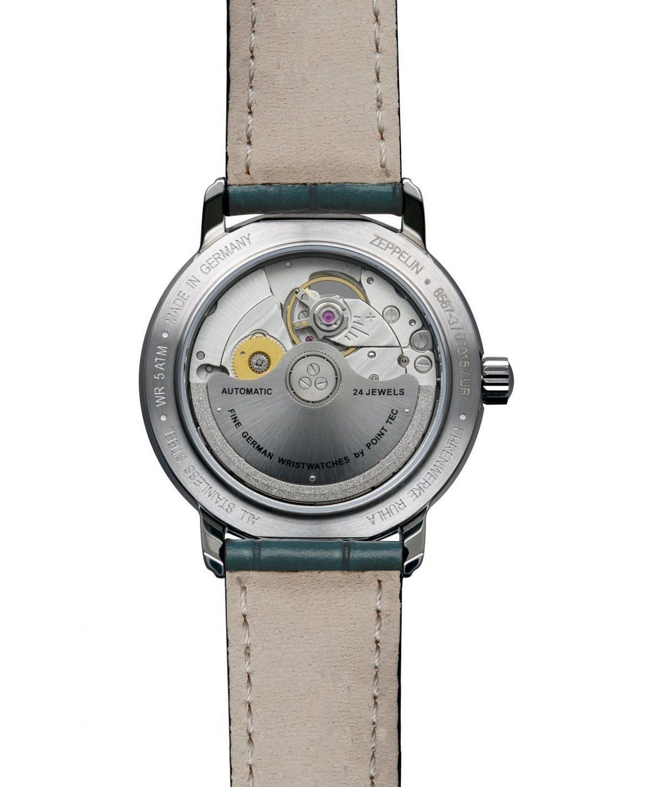 Zeppelin 8567-3 - Friedrichshafen Open Heart Automatic Watch • Watchard.com