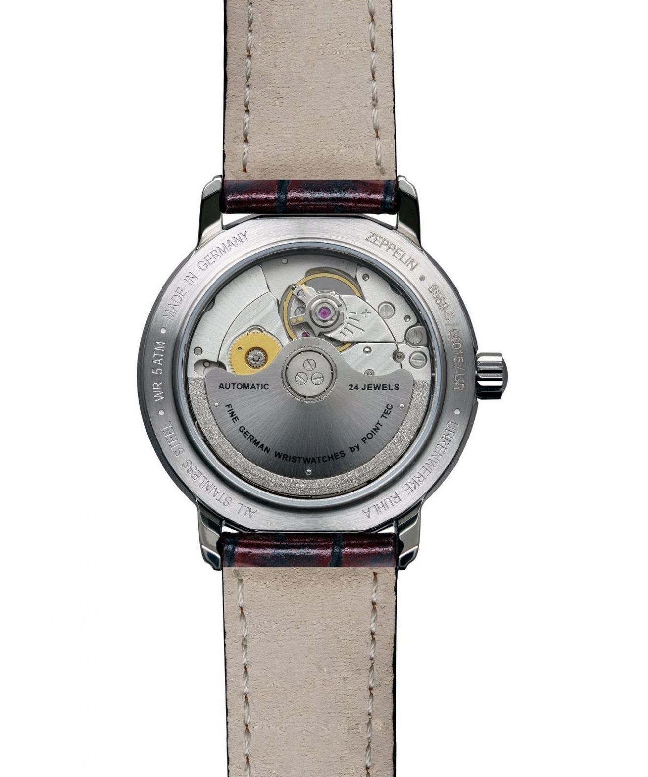 Zeppelin 8569-5 - Friedrichshafen Open Heart Automatic Watch • Watchard.com