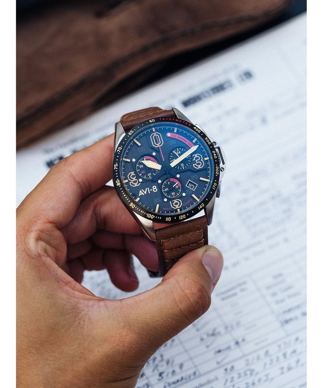 AVI-8 AV-4077-02 - P-51 Mustang Watch • Watchard.com