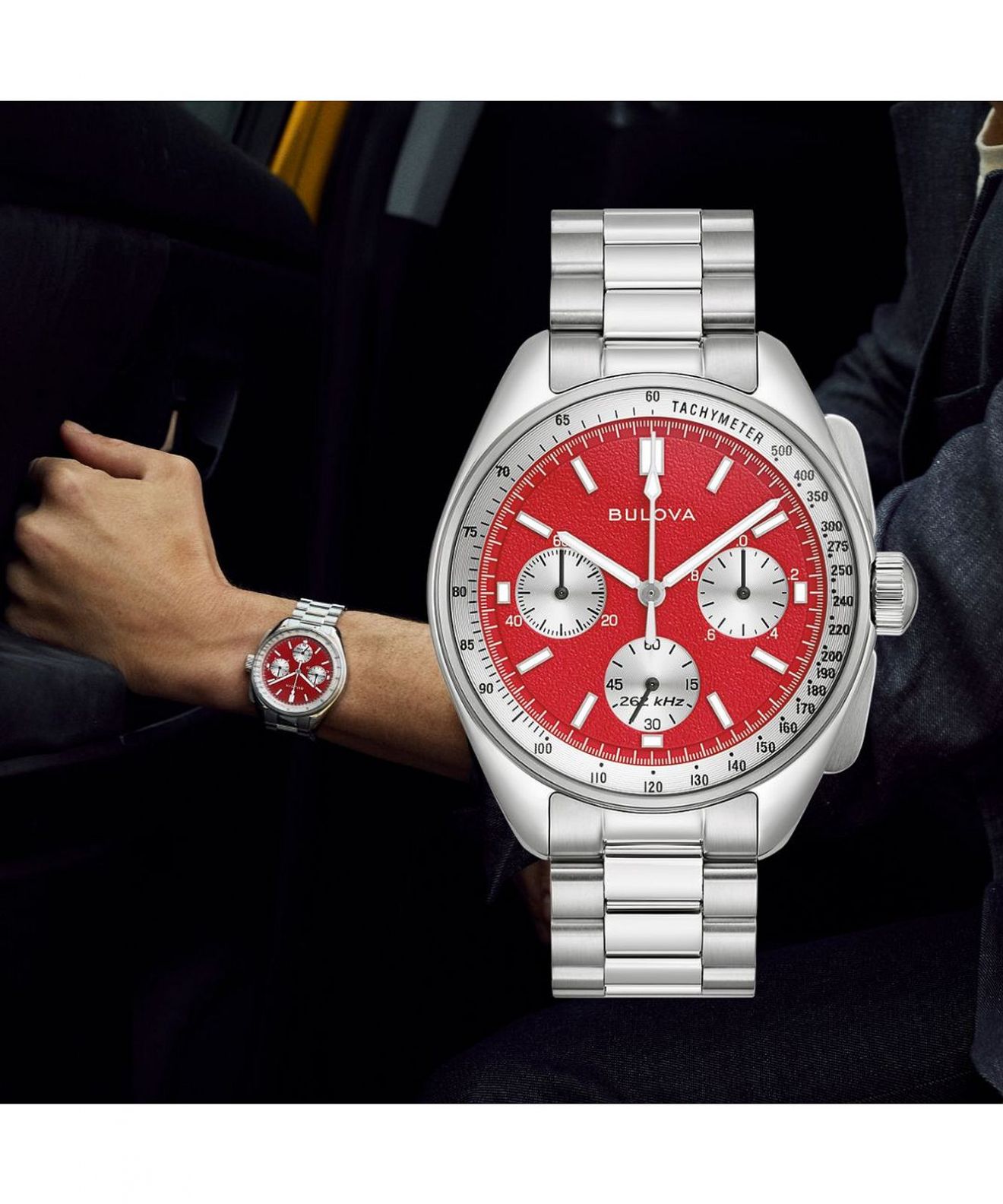 Bulova 96K115 - Lunar Pilot Chronograph SET Watch • Watchard.com
