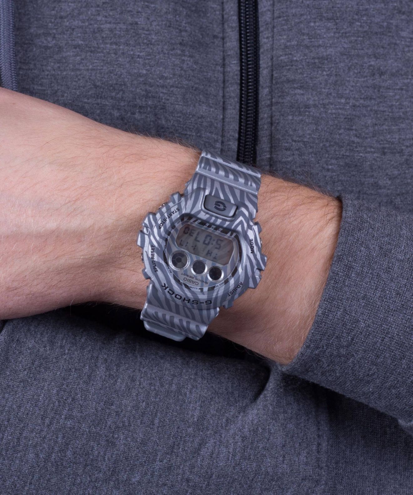 Casio G-Shock DW-6900ZB-8ER - Zebra Camo Watch • Watchard.com