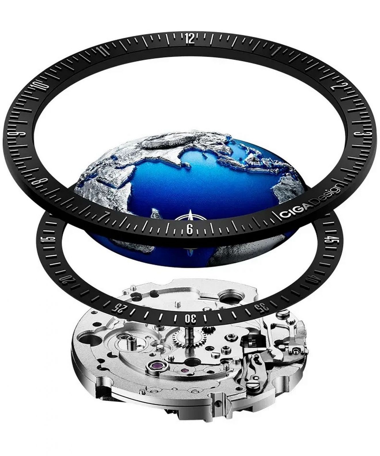 Ciga Design U033-SU01-W6U - U Series Blue Planet GPHG 2021 Watch ...