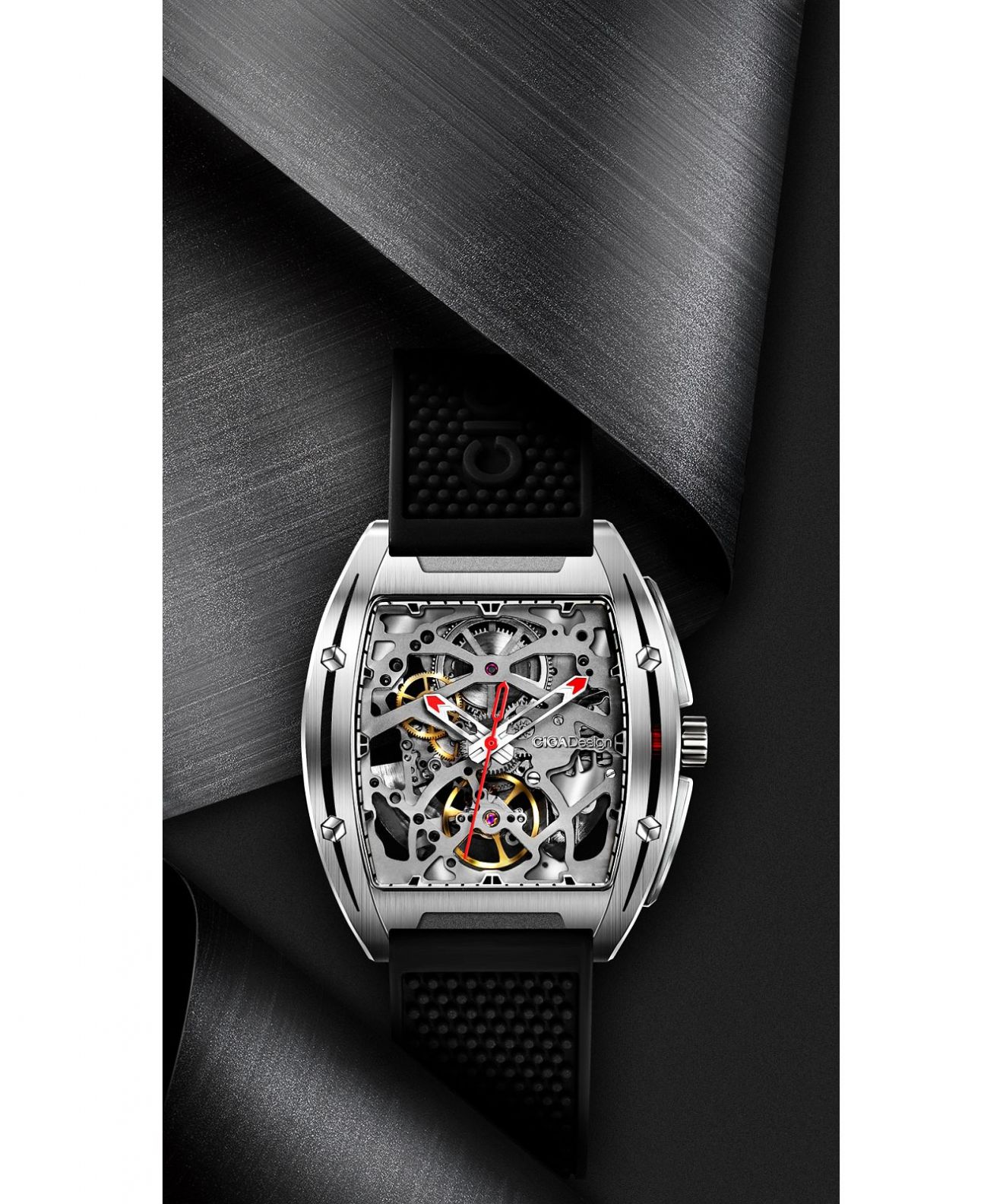 Ciga Z-Series Edge Stainless Steel Skeleton Automatic Z031-SISI-W15BK ...