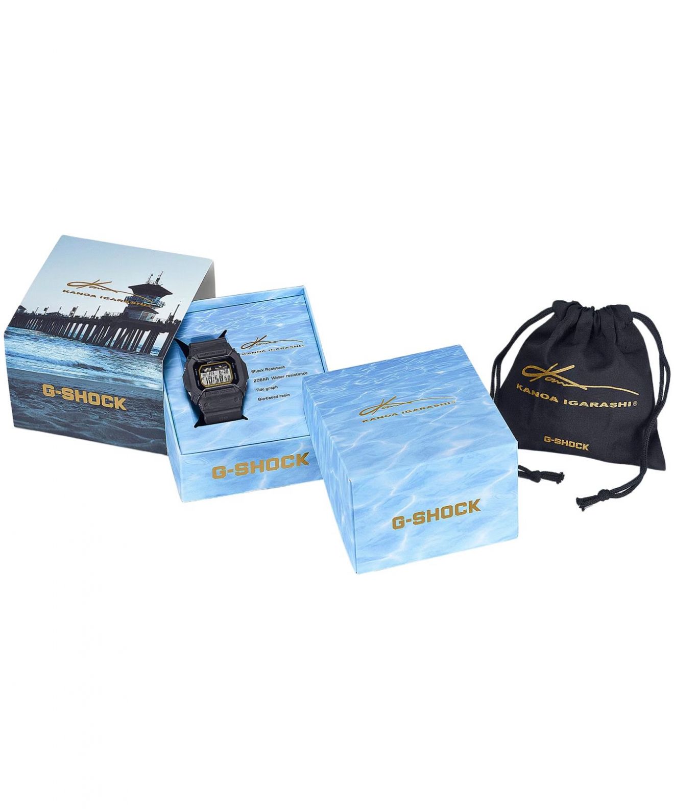Casio G-Shock GLX-5600KB-1ER - G-Line 5600 Kanoa Igarashi Special ...