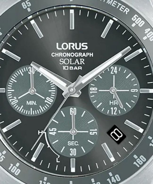 Lorus RZ519AX9 - Classic Solar Chronograph Watch • Watchard.com
