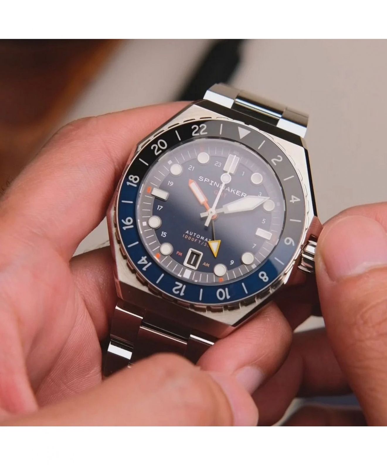 Spinnaker SP-5119-22 - Dumas GMT Automatic Navy Black Limited Edition ...