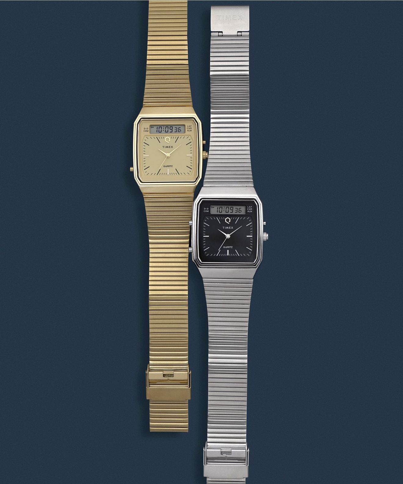 Timex TW2Y05900 - Q Timex® 1982 Ana-Digi Reissue Chronograph Watch ...