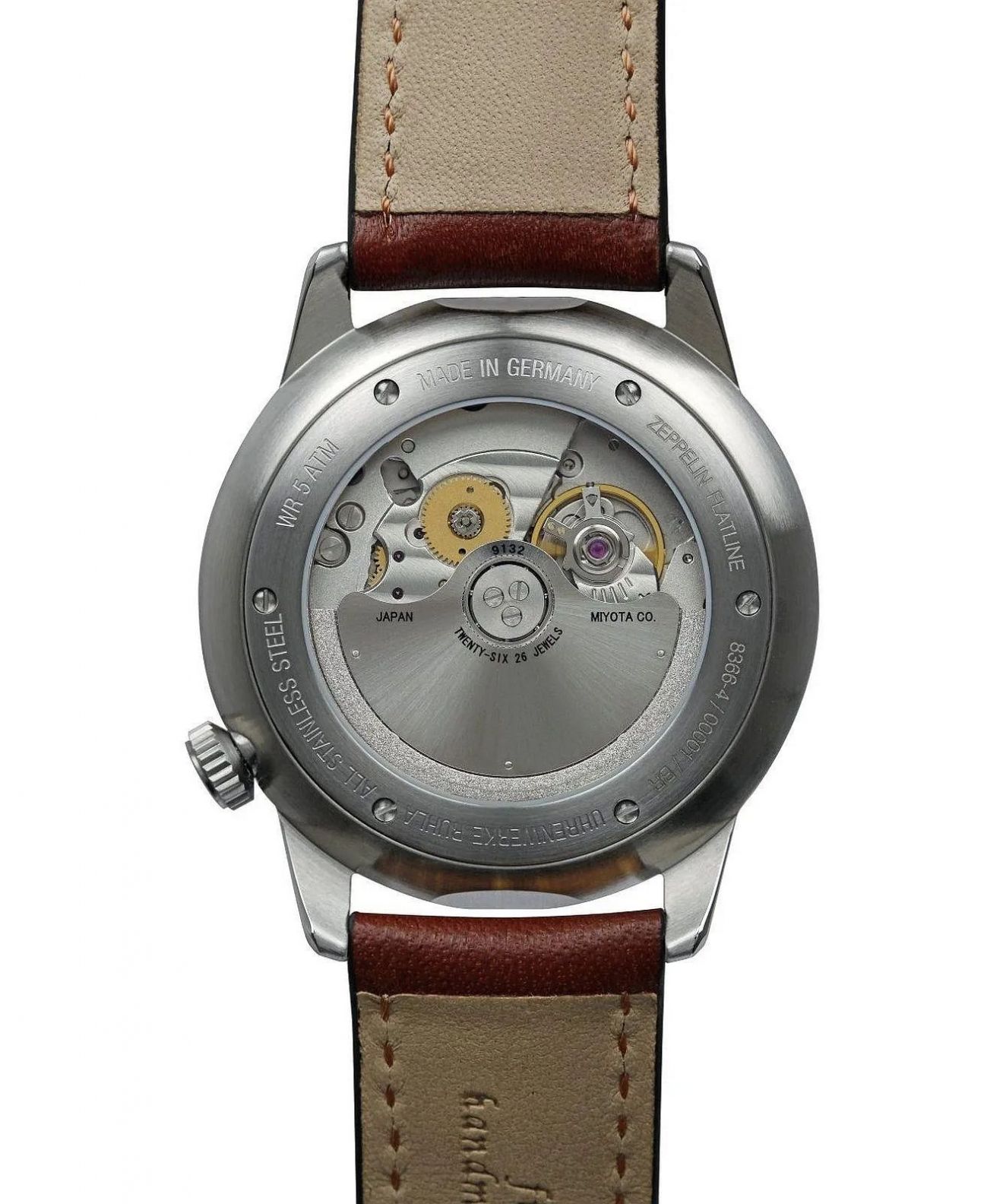 Zeppelin 8364-4 - Flatline Open Heart Automatik Watch • Watchard.com
