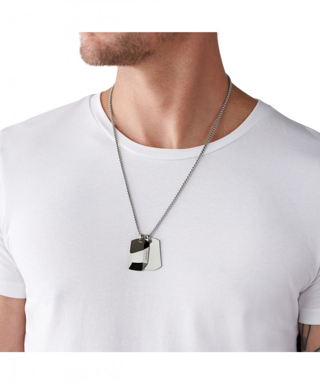 Diesel DX1143040 - Double Dogtags necklace • Watchard.com