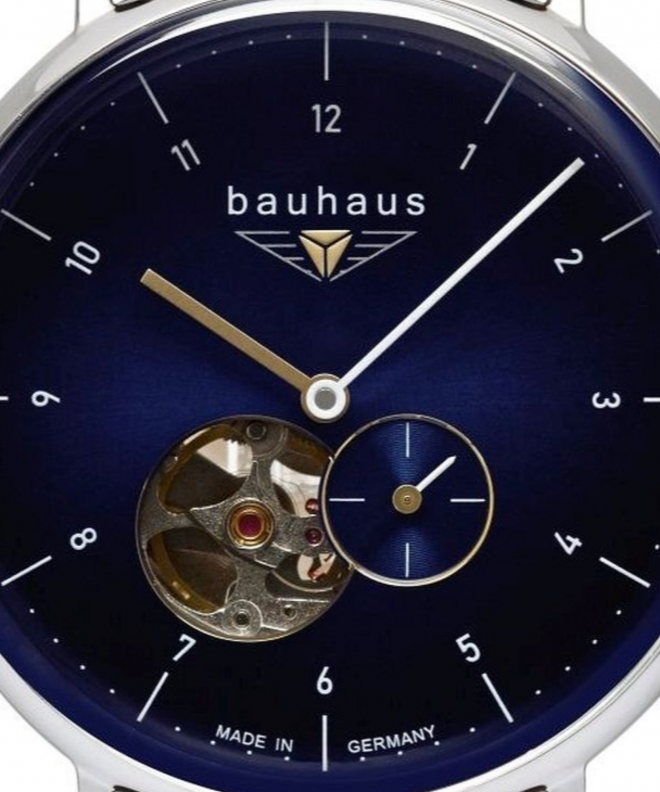 Bauhaus 2166-3 - Automatic Open Heart Watch • Watchard.com