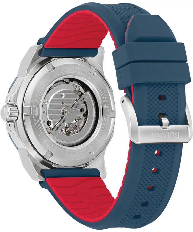 Bulova 98A282 - Marine Star Open Heart Automatic Watch • Watchard.com