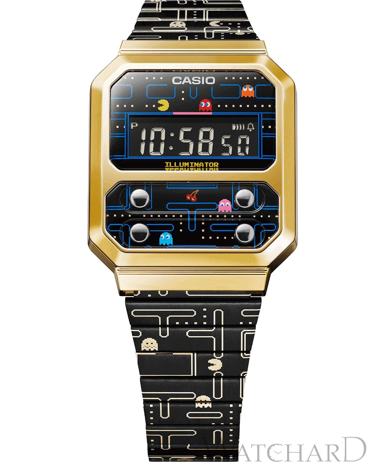 Casio A100WEPC-1BER - Vintage PacMan Watch • Watchard.com