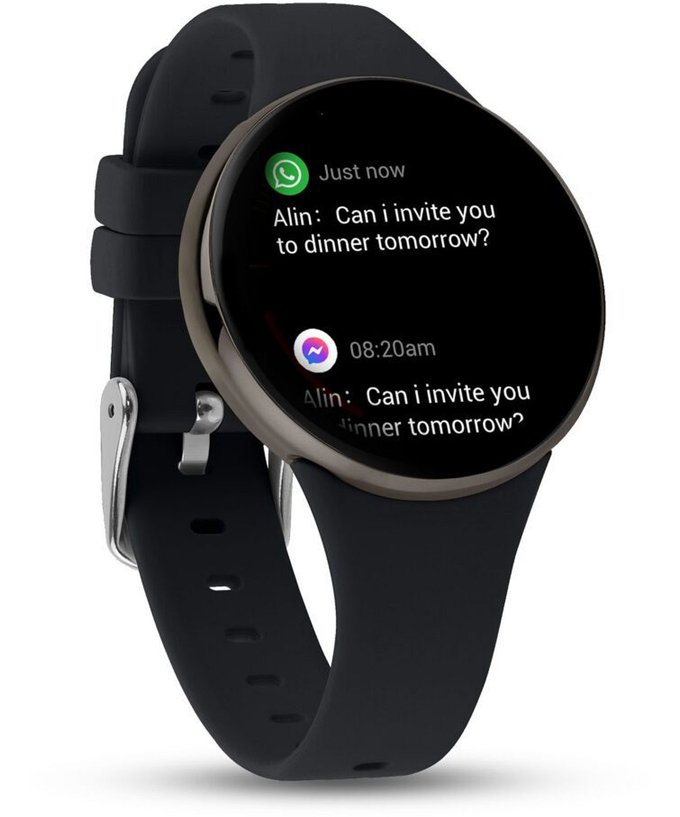 Manta SWU601BK - Livia Mini Black smartwatch • Watchard.com