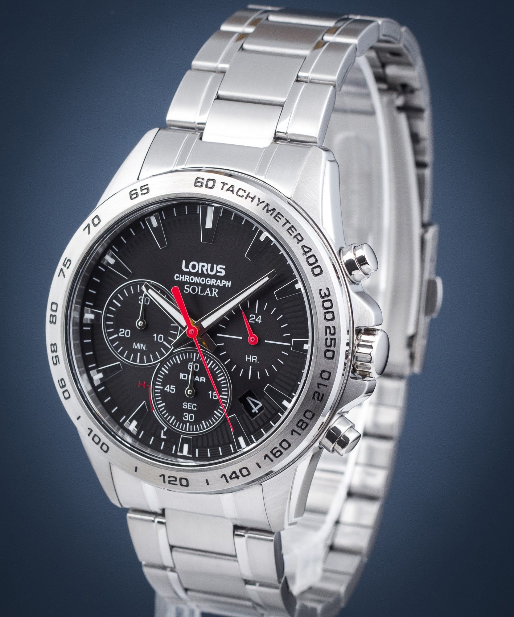 Lorus RZ501AX9 - Classic Solar Chronograph Watch • Watchard.com