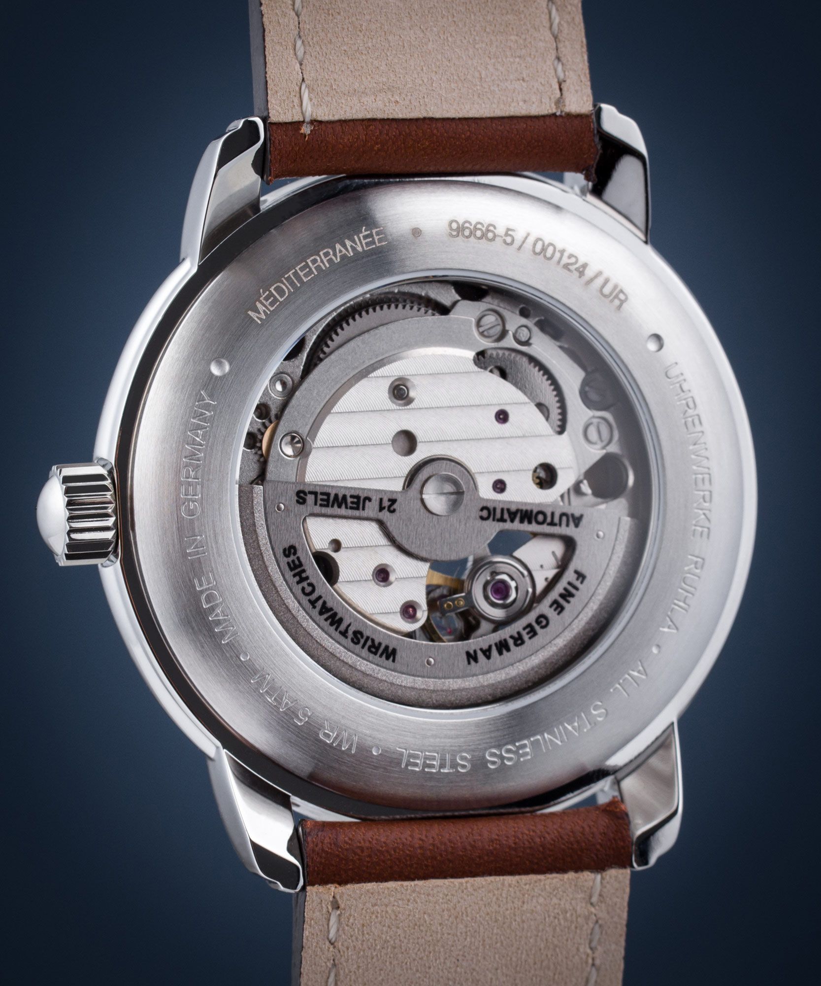 Zeppelin 9666-5 - Mediterranee Open Heart Automatic Watch • Watchard.com