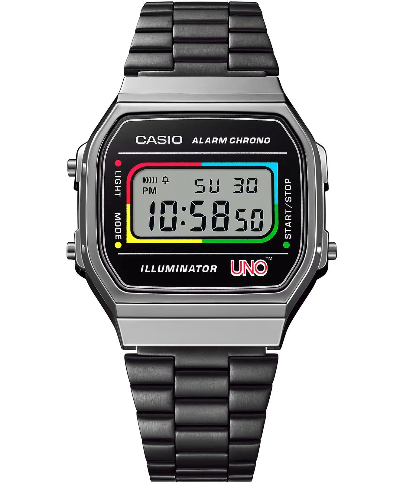 Casio Vintage A168WEUC-1AER - Iconic UNO Collaboration Limited Edition ...