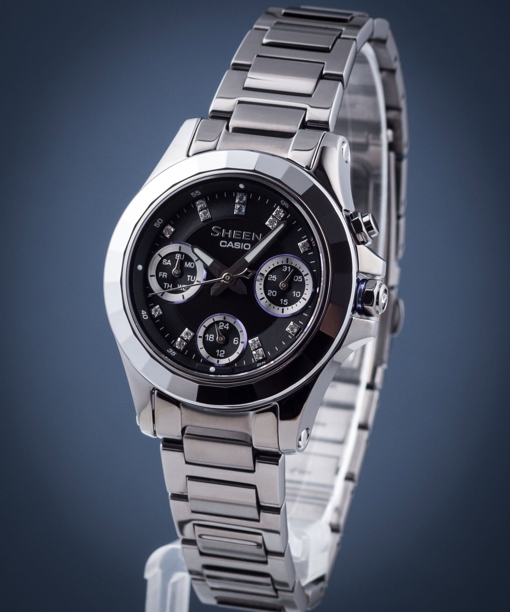 Casio Sheen SHE-3503BD-1AER - Classic Watch • Watchard.com