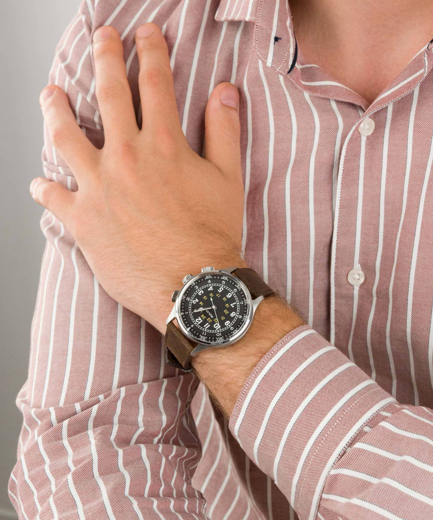 Bulova 96A245 - A-15 Pilot Automatic Watch • Watchard.com