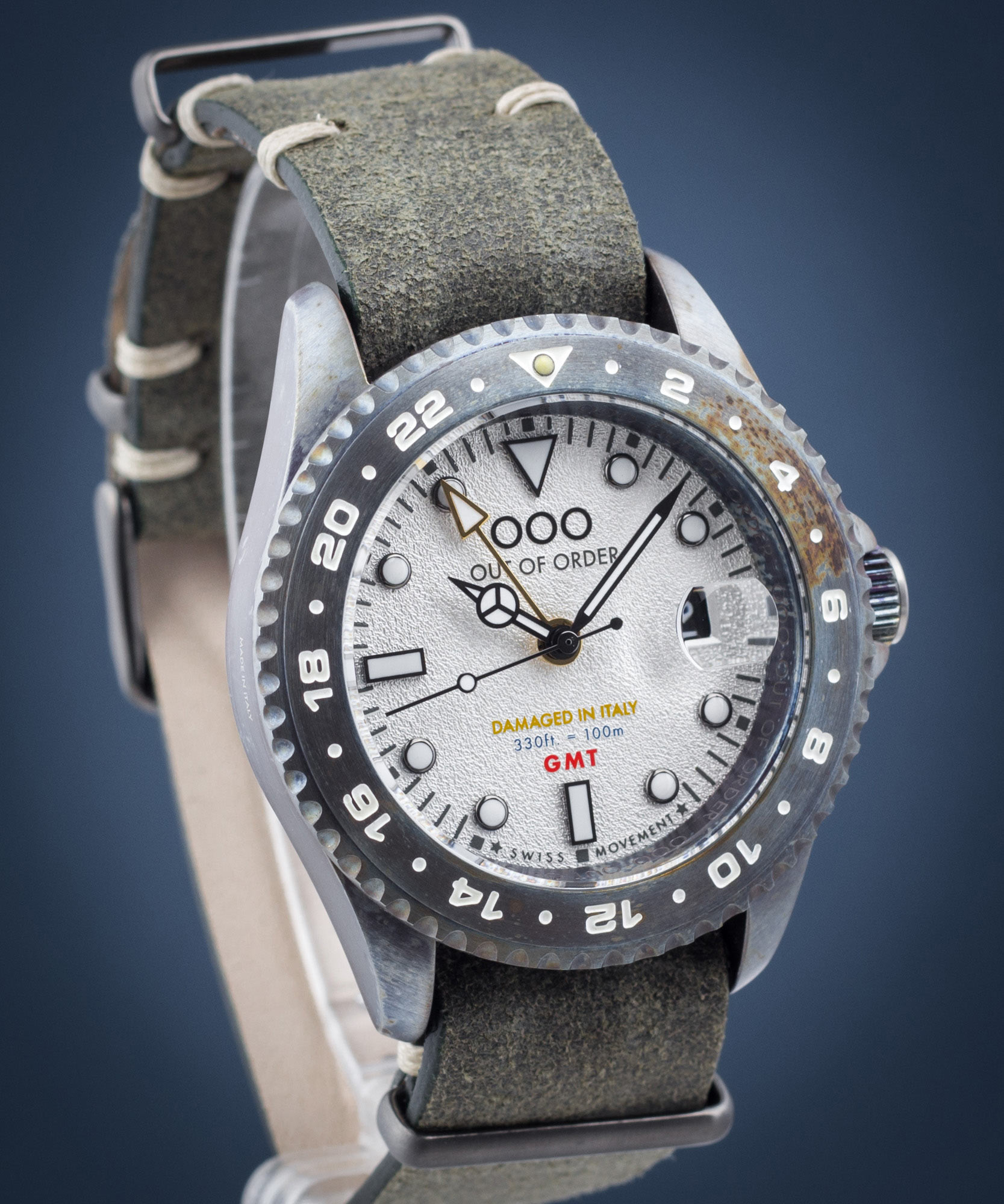 Out Of Order OOO.001-19.ME - Swiss GMT Medellin Watch • Watchard.com