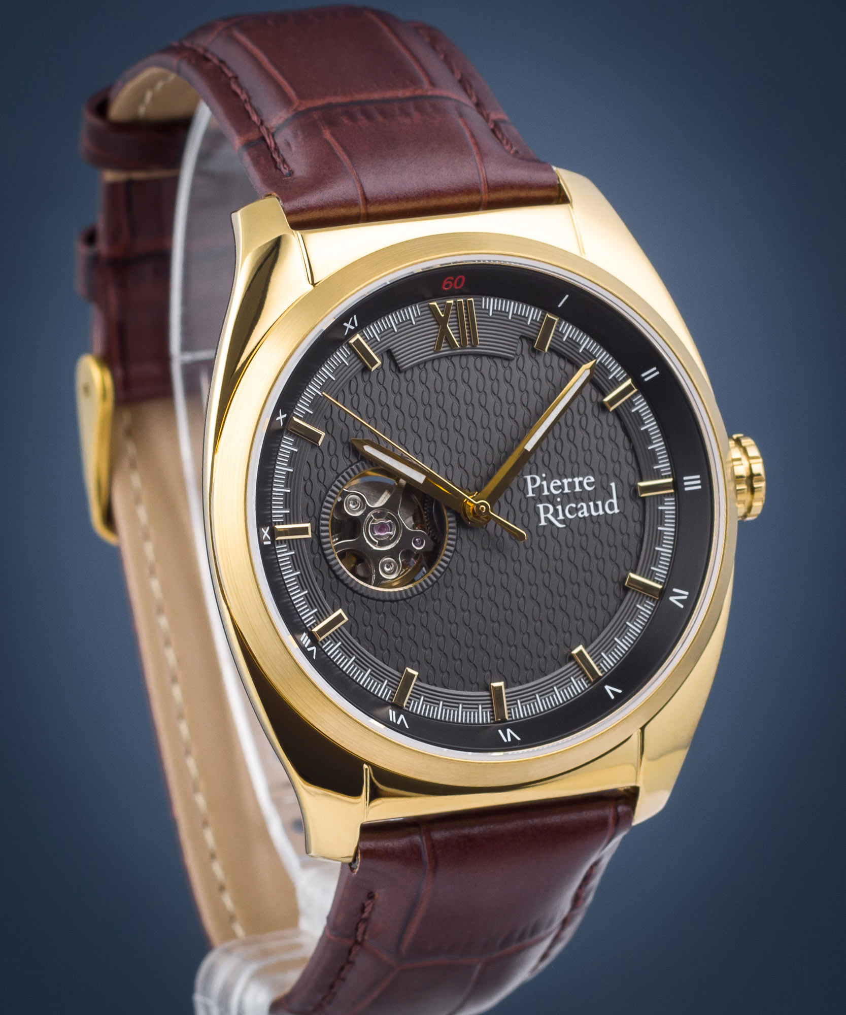 Pierre Ricaud P60052.1266A - Automatic Open Heart Watch • Watchard.com