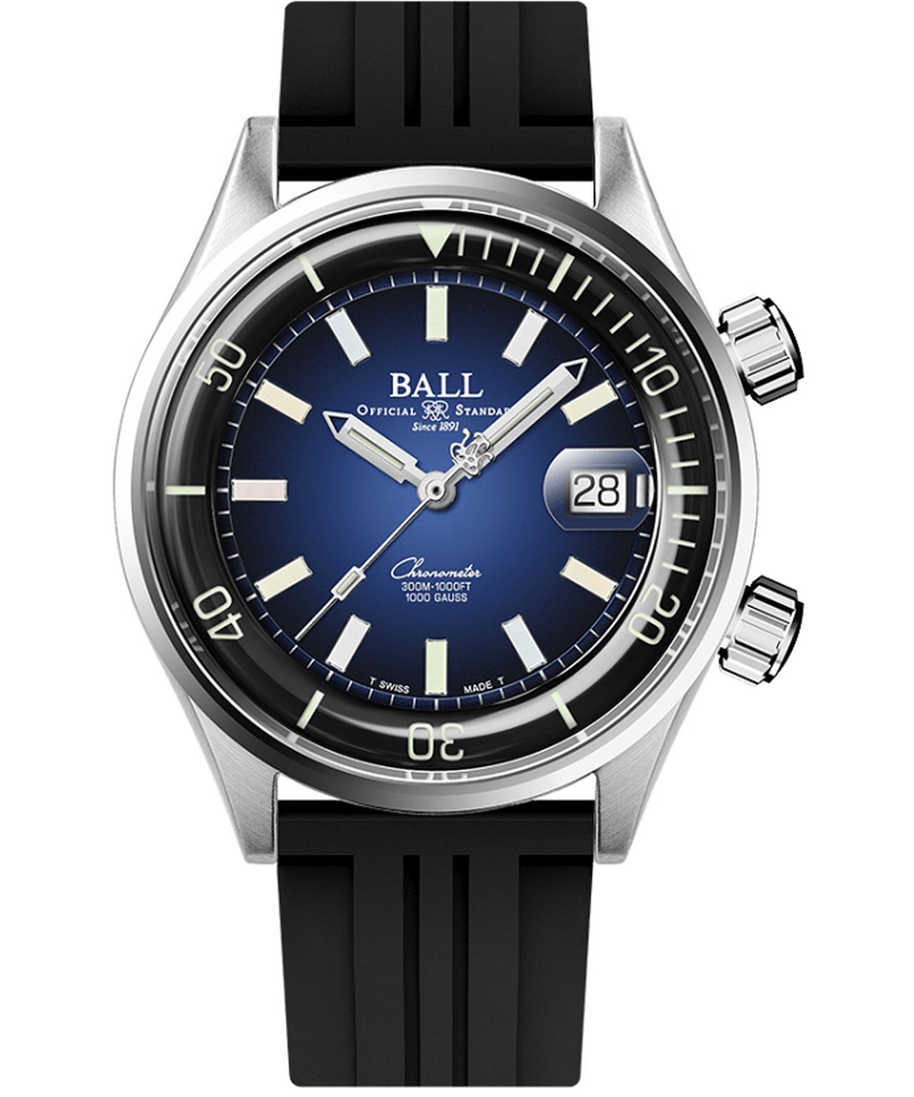 Ball DM2280A-P3C-BER - Engineer Master II Diver Chronometer Automatic ...