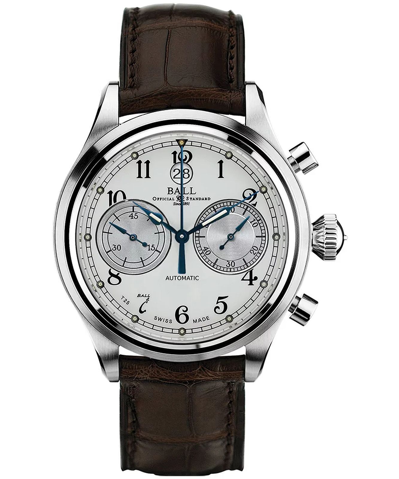 Ball CM1052D-L3FJ-WH - Trainmaster Cannonball Watch • Watchard.com
