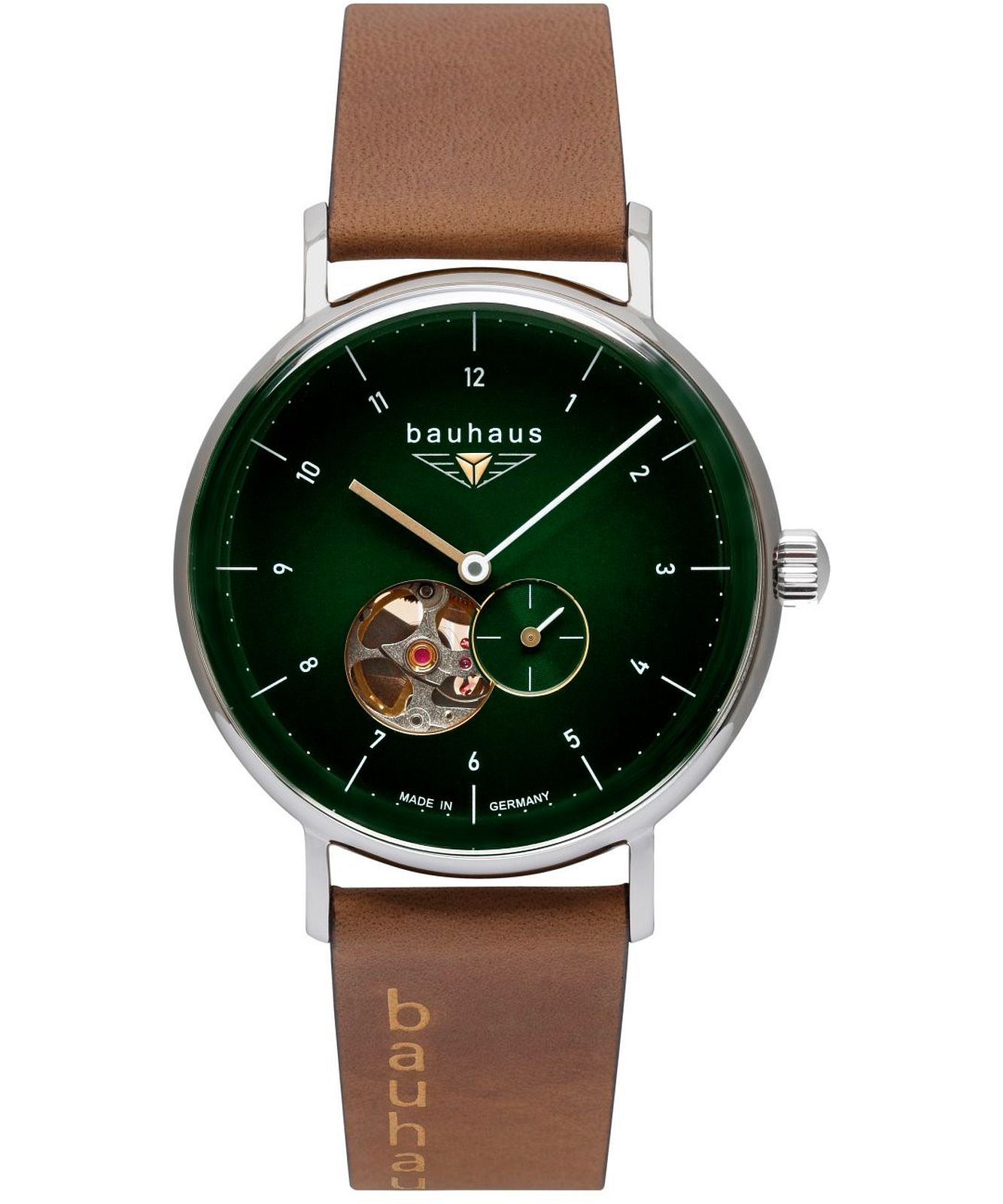Bauhaus 2166-4 - Automatic Open Heart Watch • Watchard.com