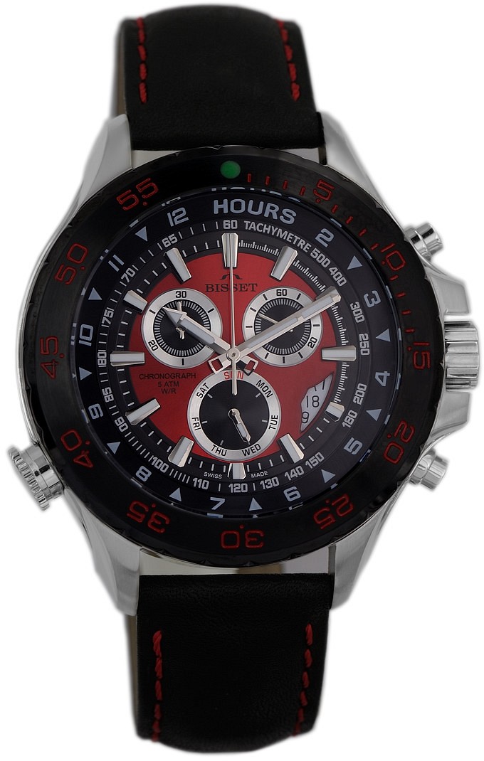 Bisset BSCC03TIRB05AX - Chronograph Watch • Watchard.com