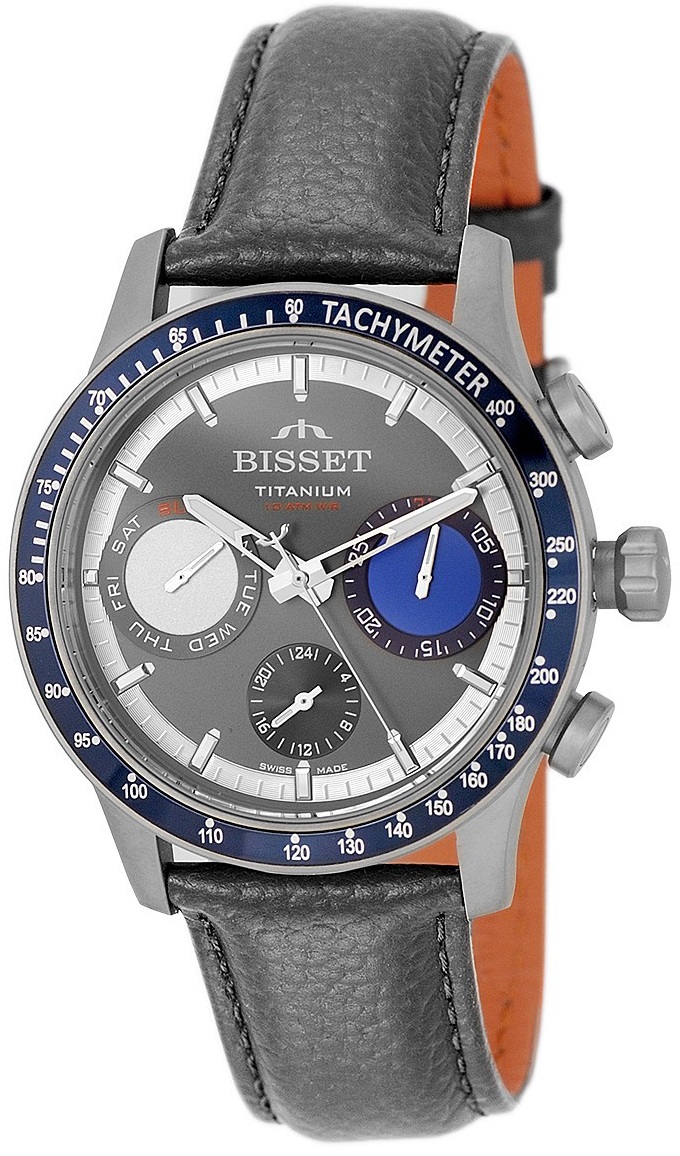Bisset BSCE36DIVD10BX - Titanium Watch • Watchard.com