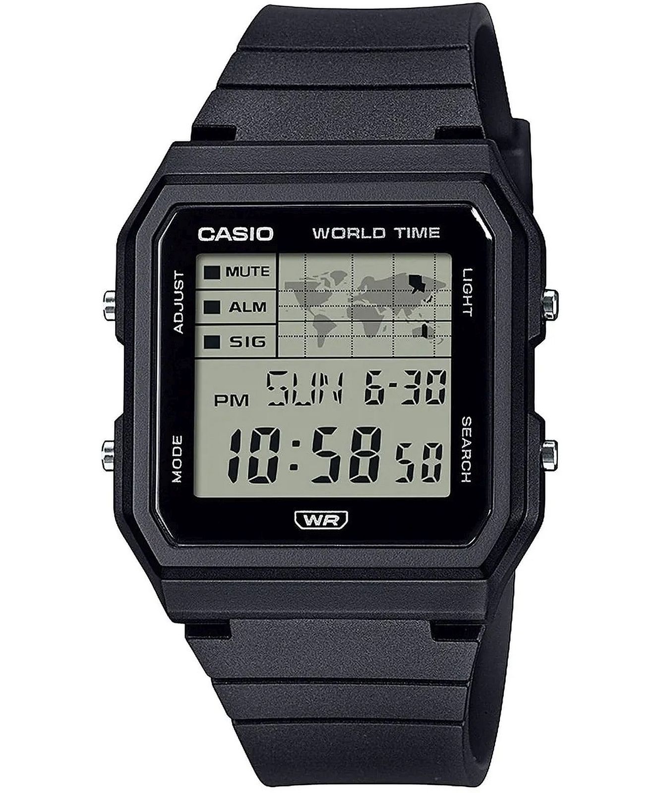 Casio LF-30W-1AEF - Retro Vintage World Map Watch • Watchard.com